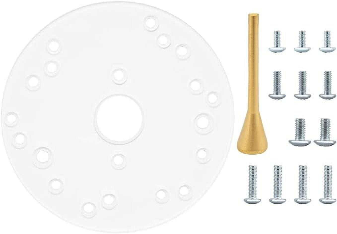 POWERTEC 71022 6-1/2-Inch Router Plate, Fits Porter Cable, Bosch ...