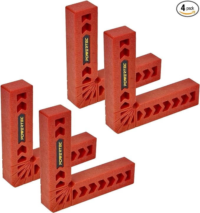 POWERTEC 71124 90 Degree Positioning Squares, Woodworking Tools for ...