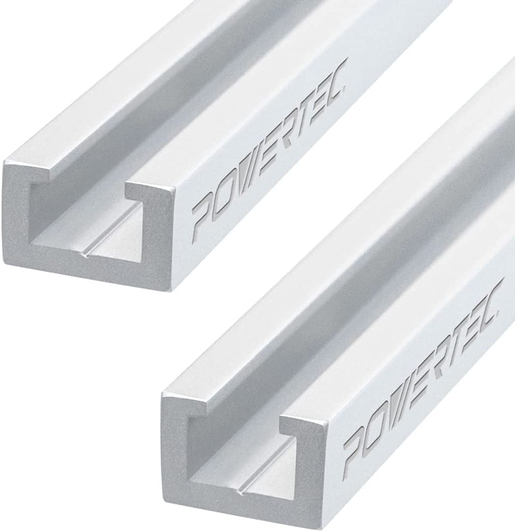 POWERTEC 71379-P2 Heavy Duty 48" Aluminum T-Track | Specialized T Slot ...