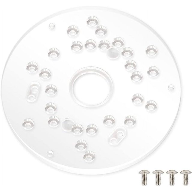 POWERTEC 71381 Router Base Plate for Trim Routers | Compact Router ...