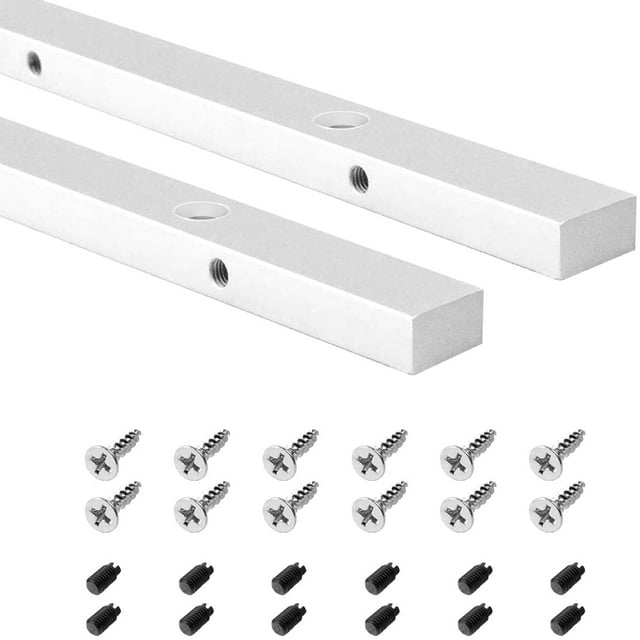 POWERTEC 71518-P2 18-Inch Miter Bar for any Standard 3/4" x 3/8" Miter ...