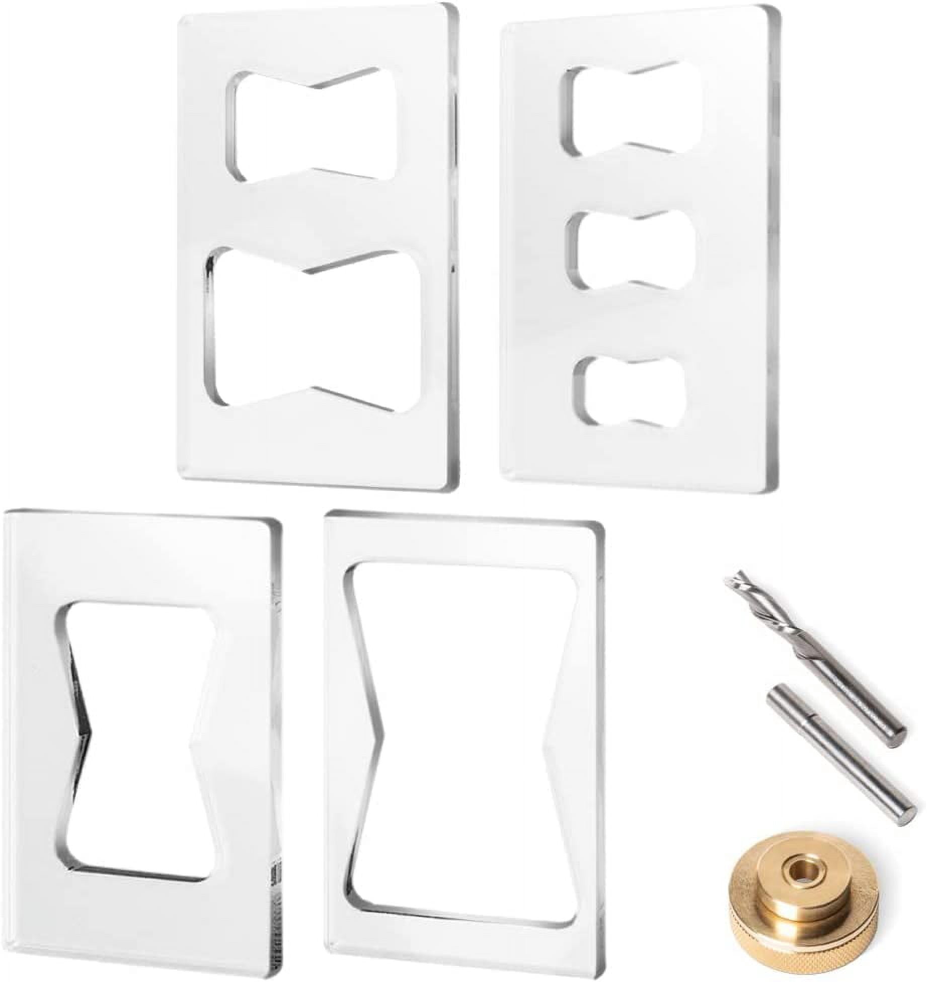 POWERTEC 71841 1/4" Thick Acrylic Bowtie Clear Butterfly Key decorative ...