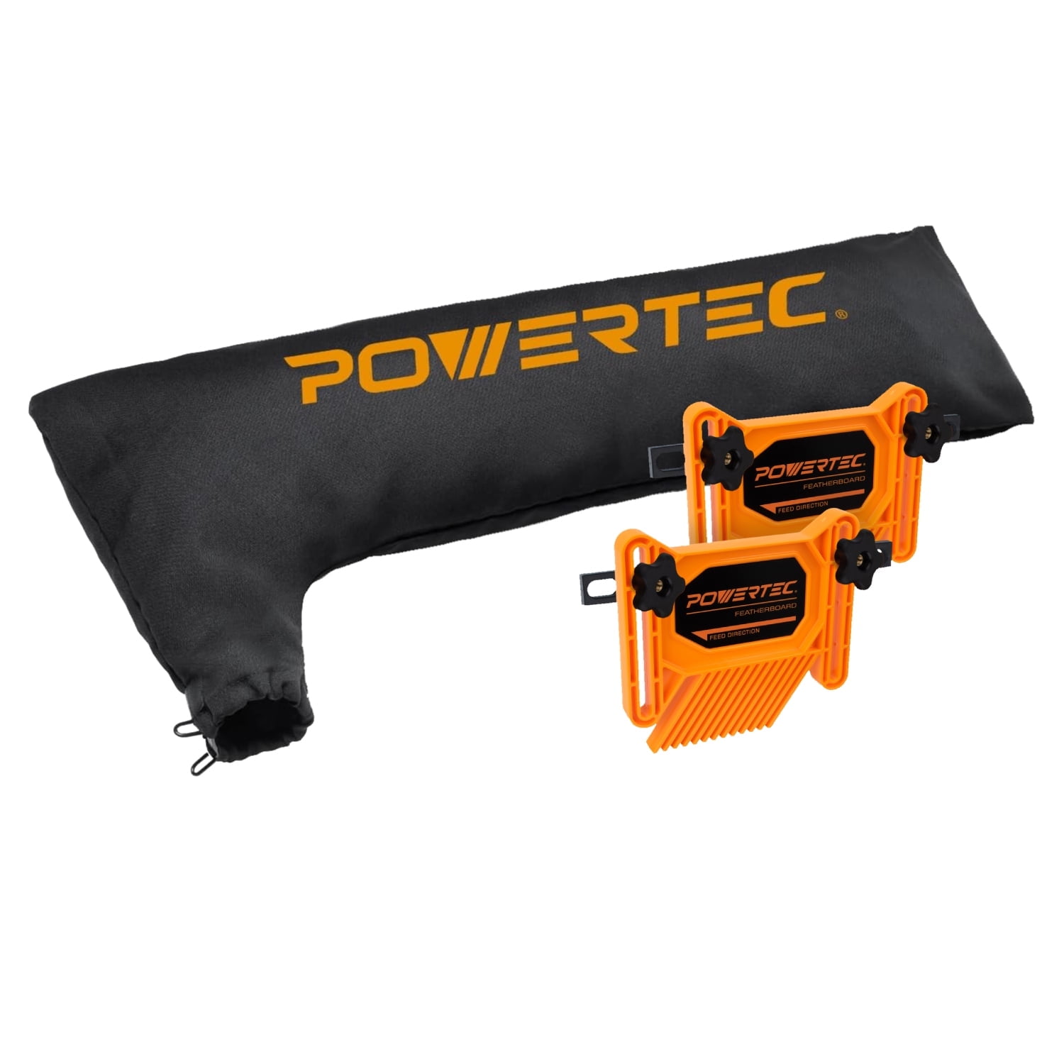 POWERTEC 72040 Table Saw Dust Collector Bag Fits 10" Tablesaws w/ 2.5 ...