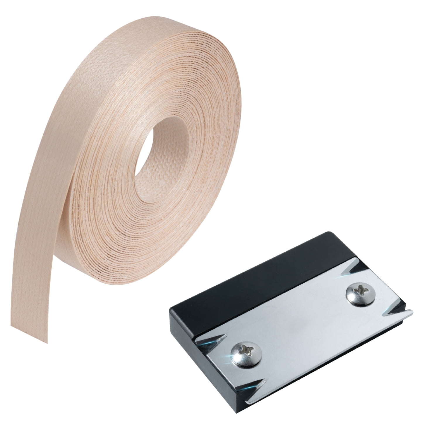 POWERTEC 72455N Maple Edge Banding with Single Edge Banding Trimmer ...