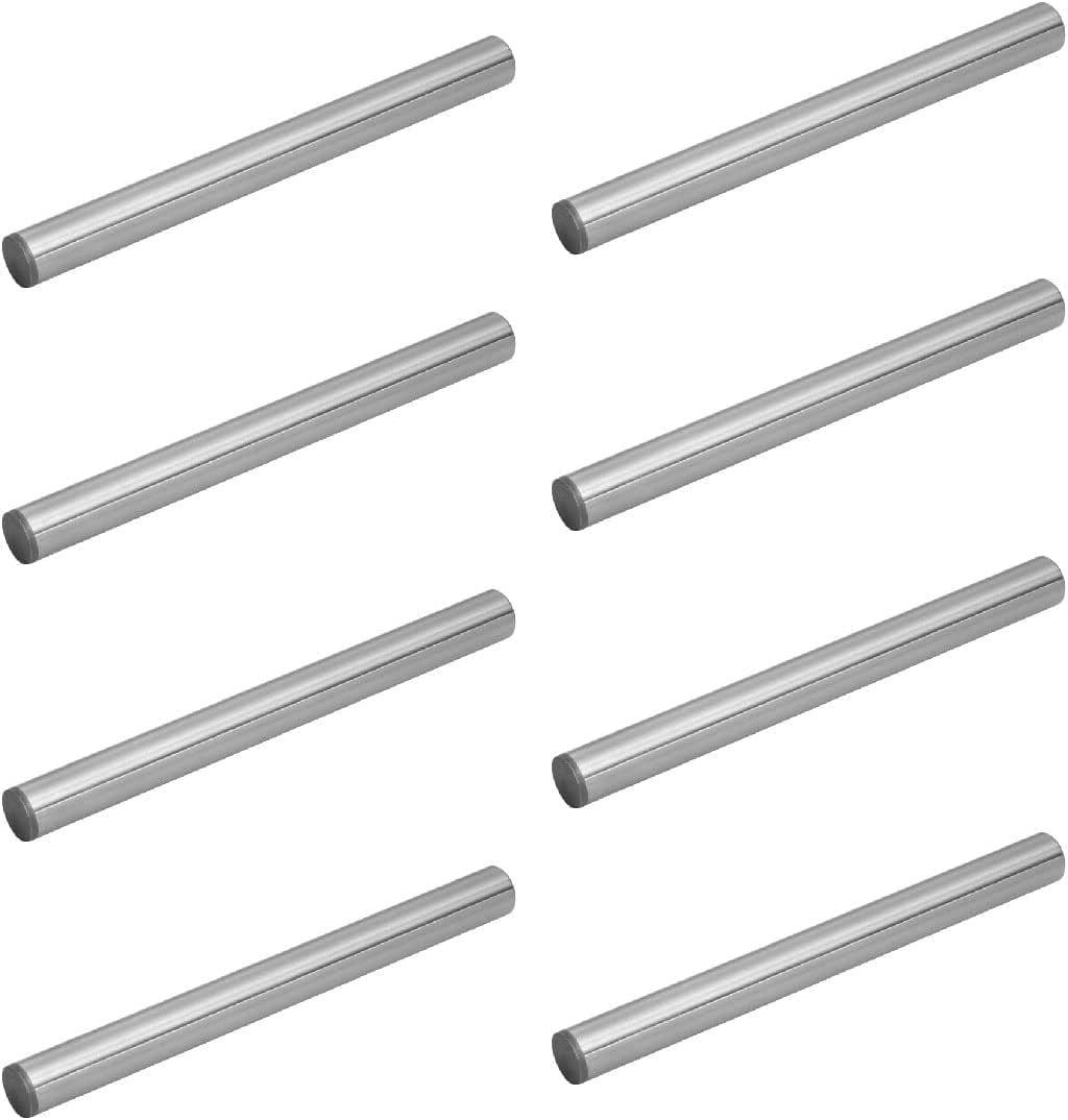POWERTEC 8PK Hardened Steel Dowel Pins 3/8" x 4" Long | Heat Treated ...