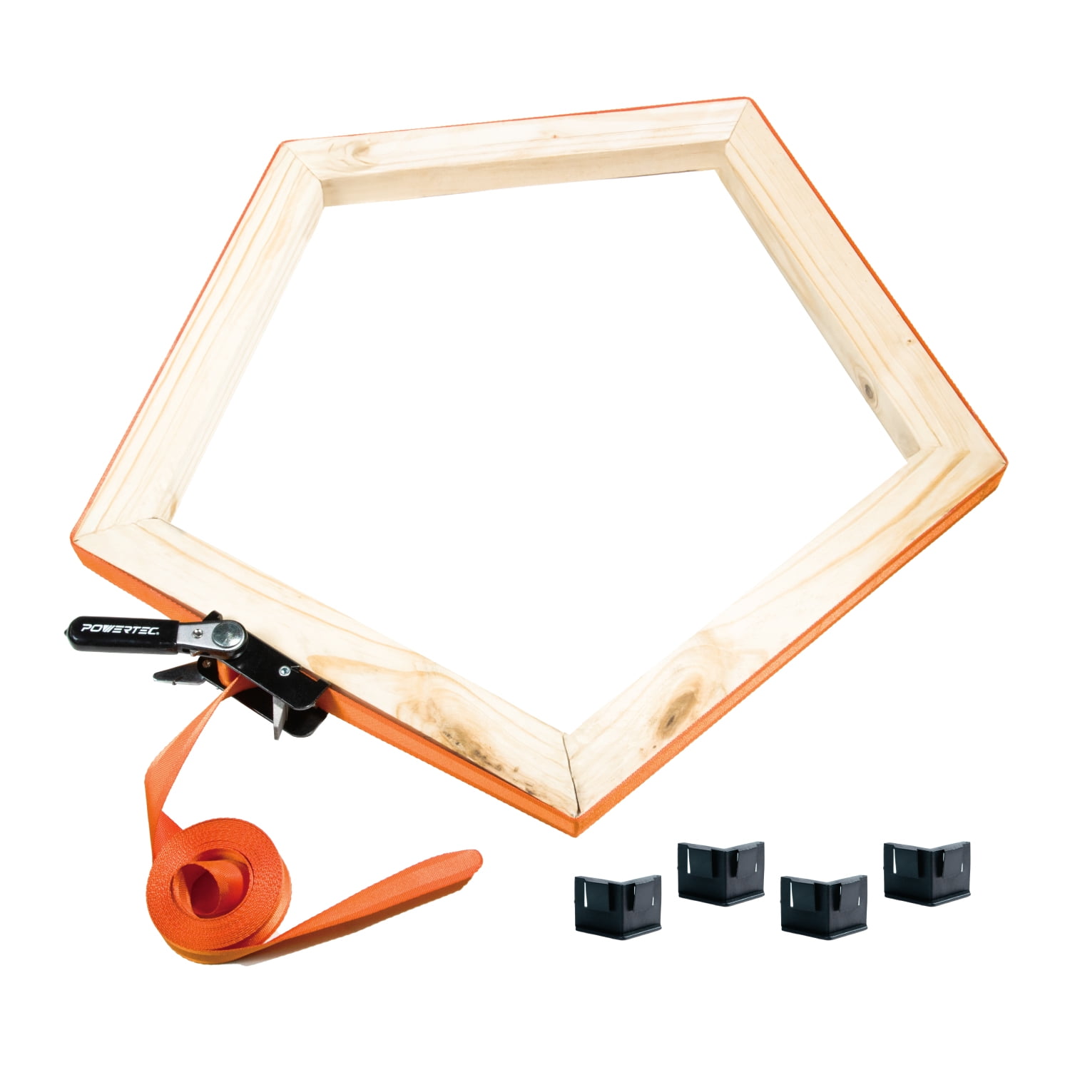 POWERTEC Adjustable Band Clamp for Woodworking - 15 ft. Adjustable ...