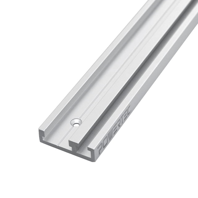POWERTEC Aluminum Combo T-Track Miter Track for Woodworking | 32" Dual ...