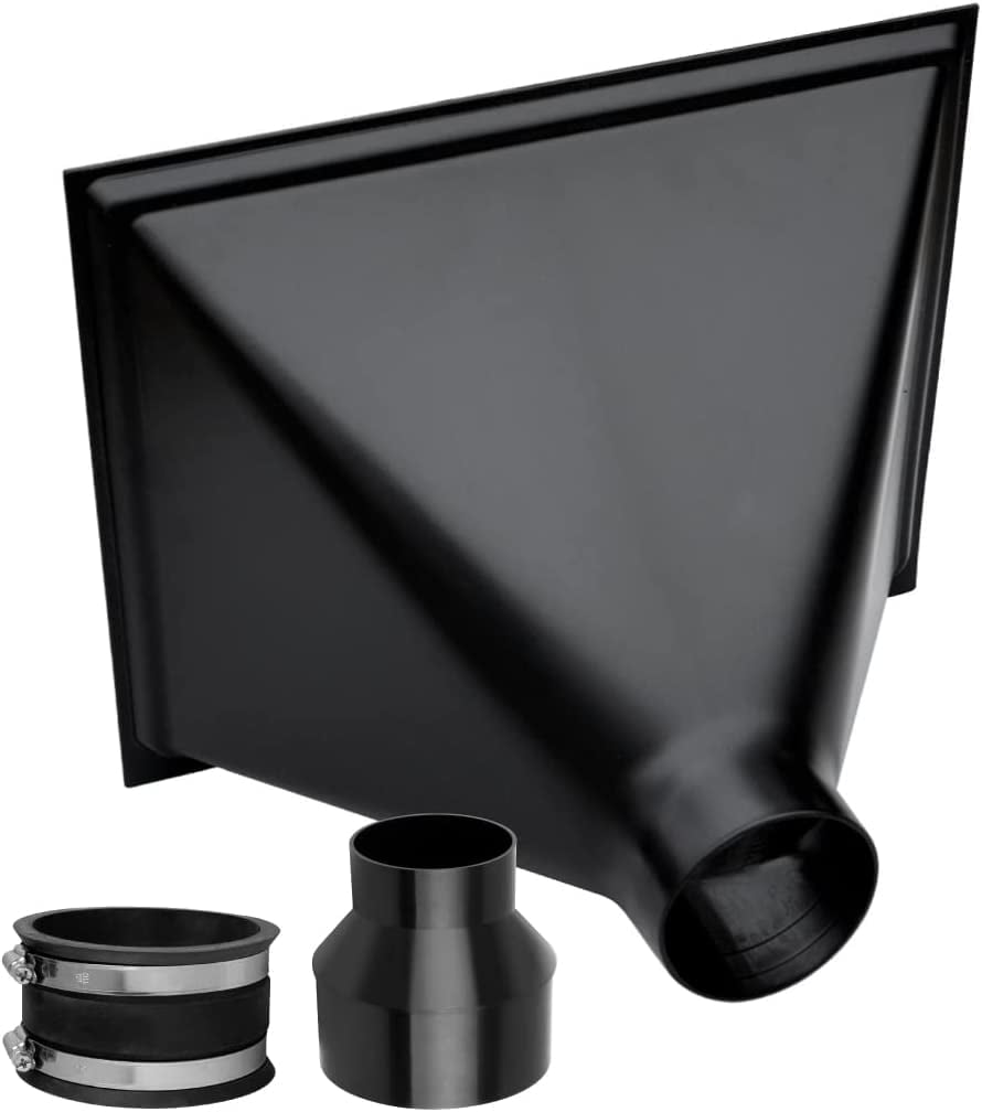 POWERTEC Big Gulp Dust Hood with 4" Flex Cuff and 4" to 2-1/2" Reducer ...