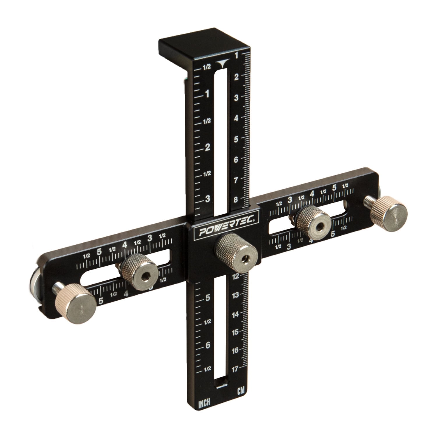 POWERTEC Cabinet Hardware Jig for Knobs, Handles & Pulls - Adjustable ...