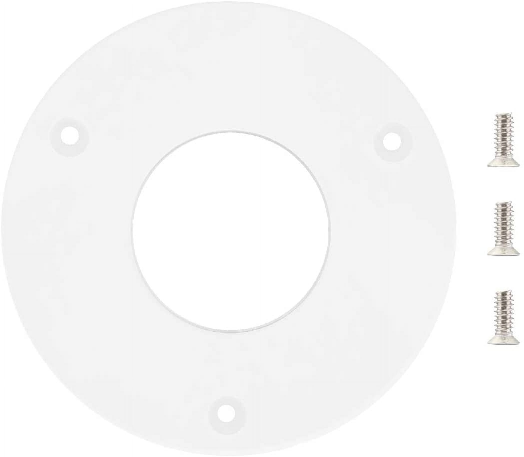 POWERTEC Dia 2-1/2" Router Base Plate, Clear Acrylic w/Multiple ...