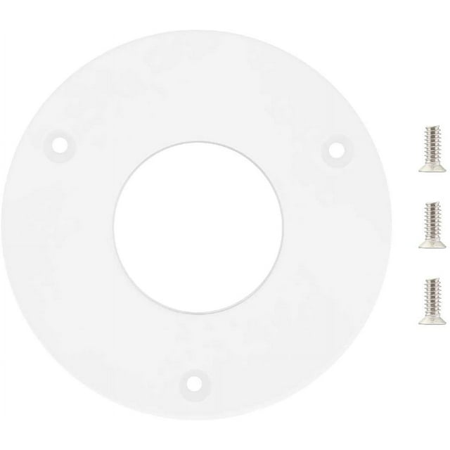 POWERTEC Dia 2-1/2" Router Base Plate, Clear Acrylic w/Multiple ...