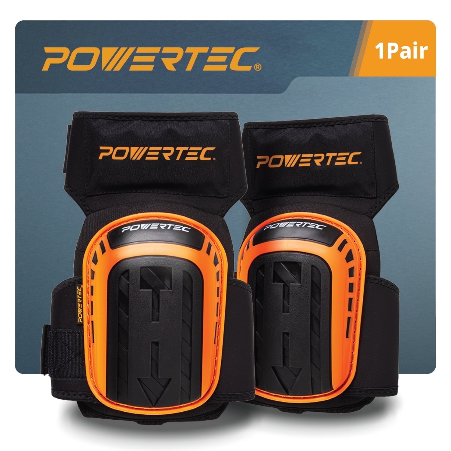 POWERTEC Safety Knee Pads for Men and Women Knee Support with ...