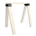 POWERTEC Sawhorse Brackets, Set of 2 Saw Horse Brackets w/ 500Lbs Capacity, Heavy Duty Brackets ...