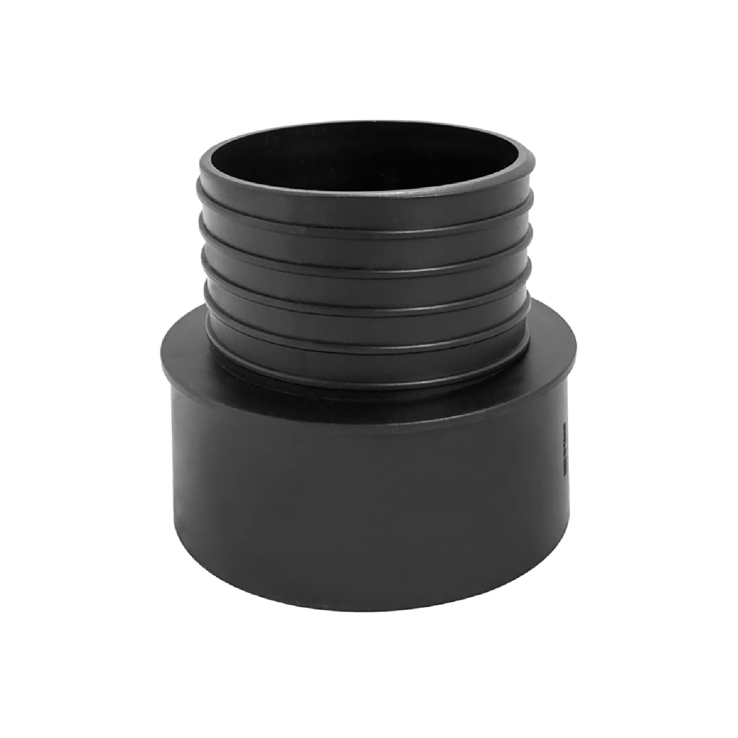 POWERTEC Threaded Dust Collection Quick Coupler Adapter, 5" x 4", Black ...