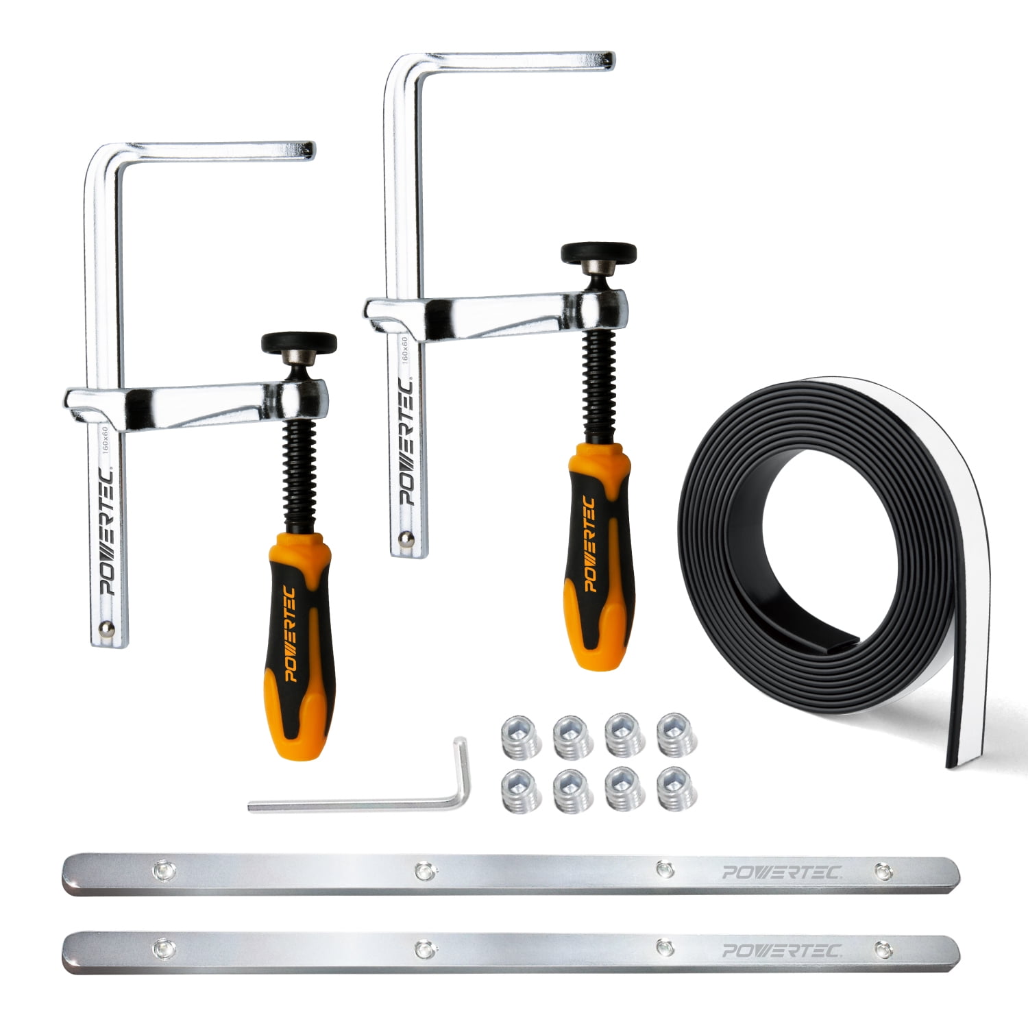 POWERTEC Track Saw Guide Rail Accessory Kit for Festool, Makita and ...