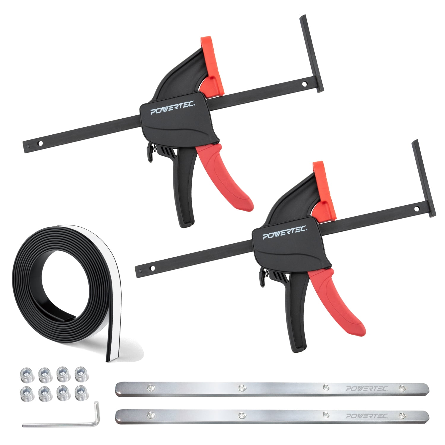 POWERTEC Track Saw Guide Rail Accessory Kit for Festool, Makita and ...