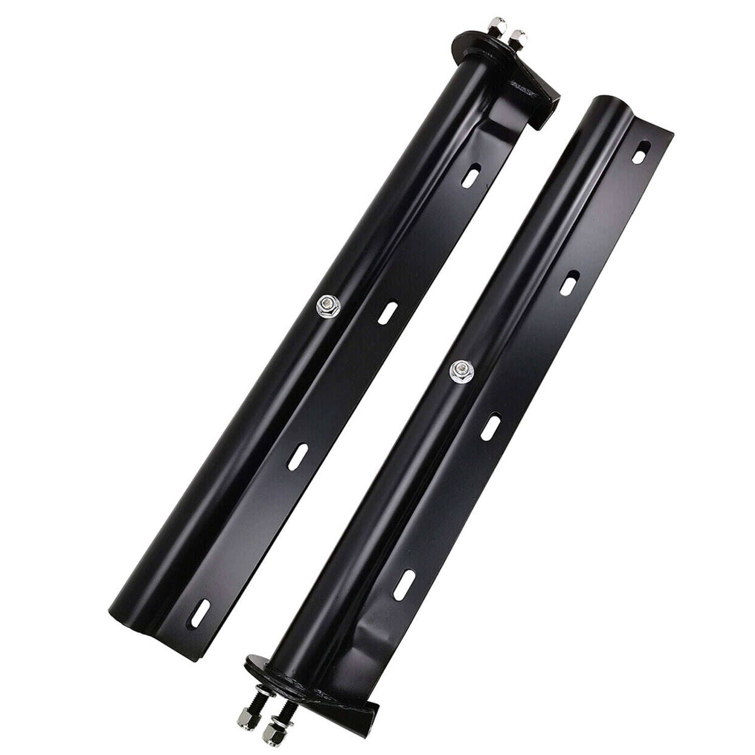 Powerworks Black Straight Spring Loaded Mud Flap Hanger Bracket Mudflap
