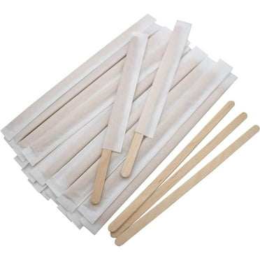 14cm 18cm 19cm 100Pcs Wooden Coffee Stirrers Hot Drink Straws Cocktail ...