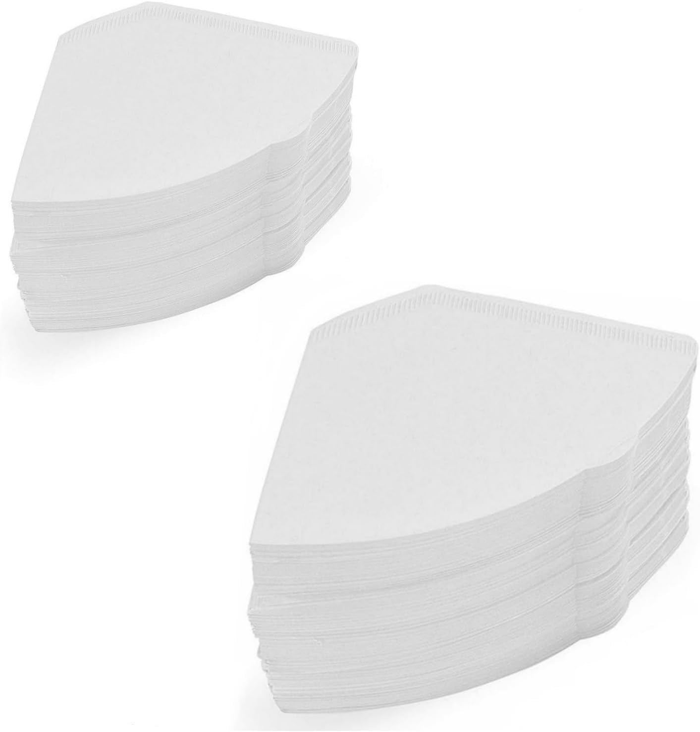 POWKOL 200pcs White Coffee Filters, Disposable Natural Coffee Filters ...