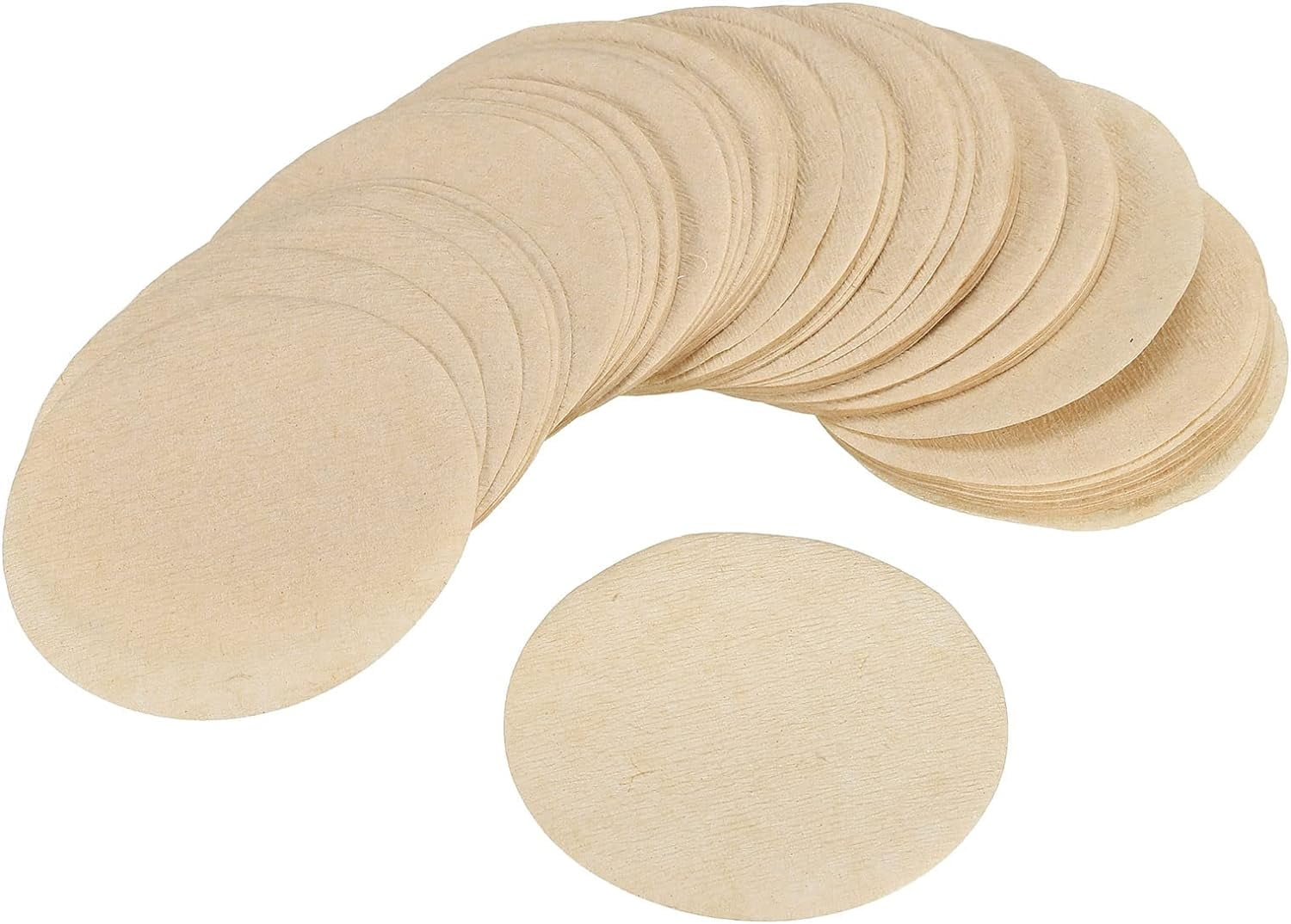 POWKOL Coffee Filters, Mocha Pot Paper Filter Disposable Round Brown ...