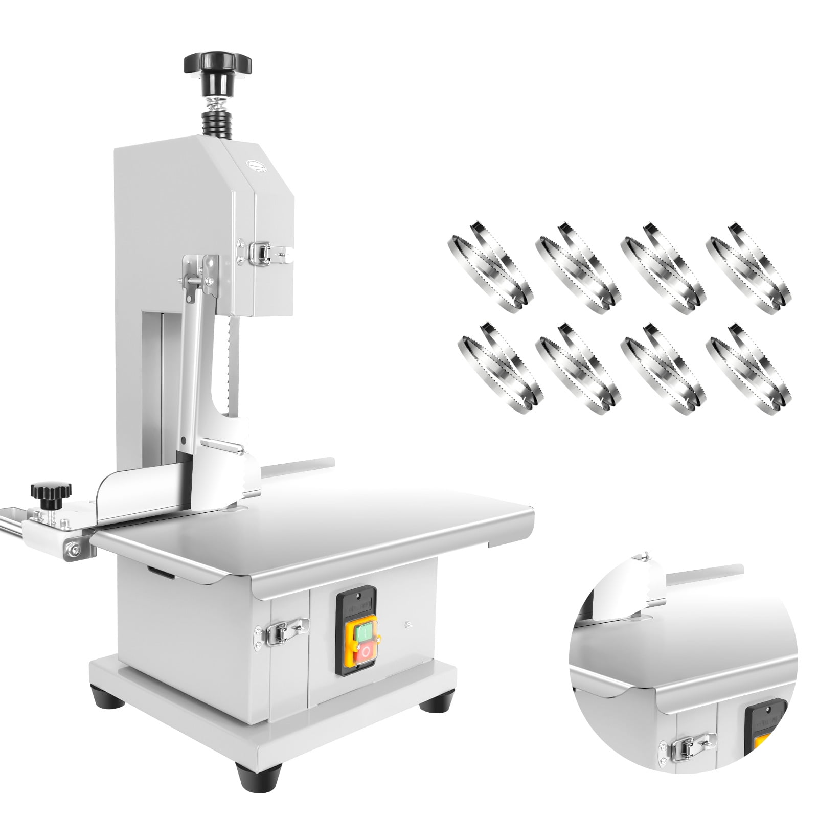 POWKOL Electric Bone Saw Machine, 1000 W Electric Meat Bone Cutter with ...