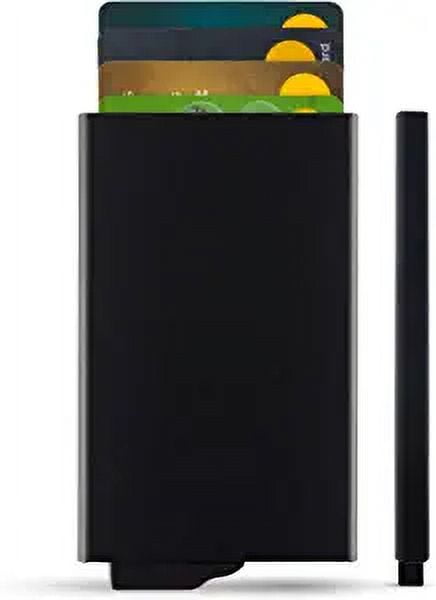 POWR Slim Metal Wallet with Card Ejector, RFID Blocking Minimalist ...