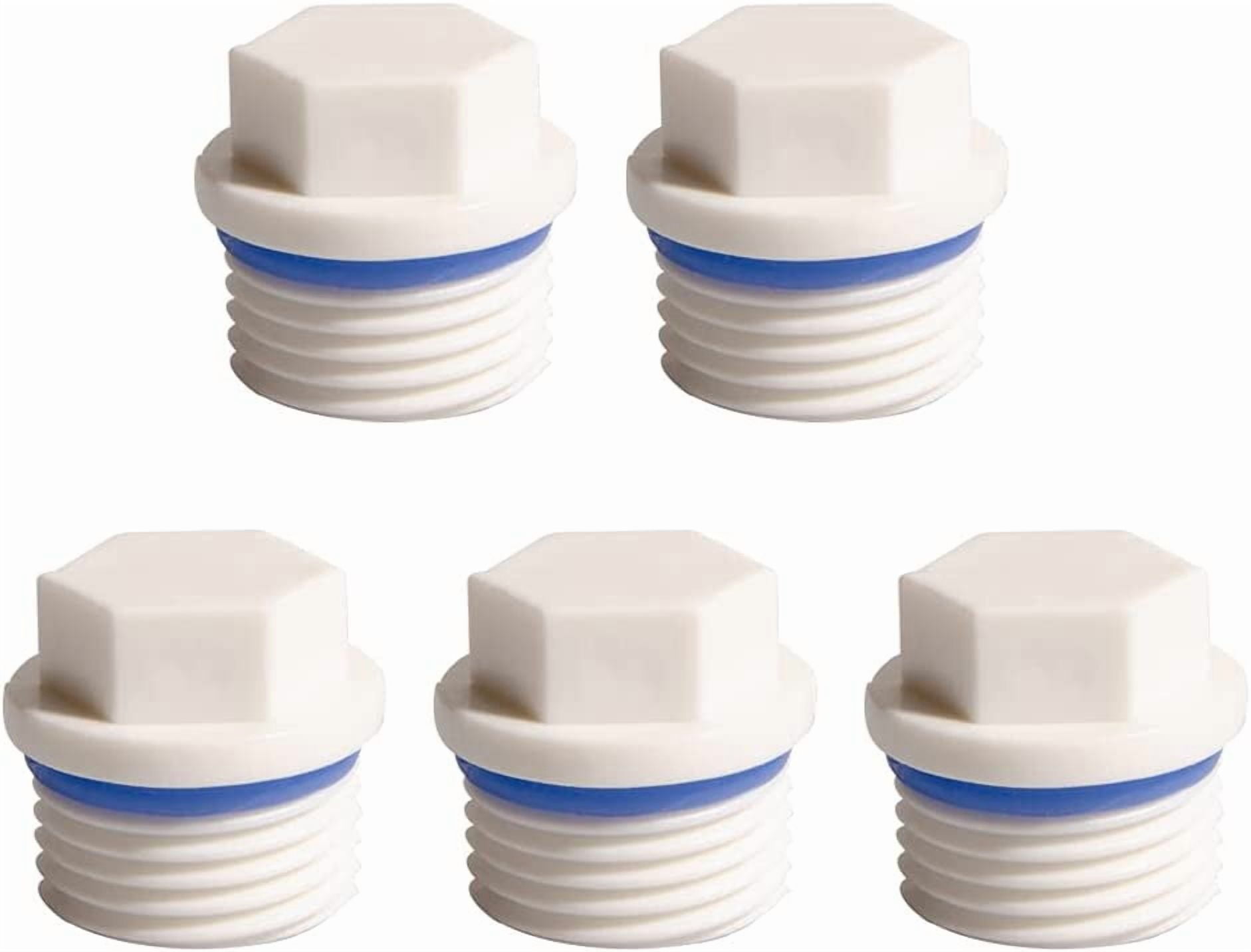 POWSDC-1" PT Outer Hex Male Threaded PPR Pipe Plug End Cap Garden Hose ...