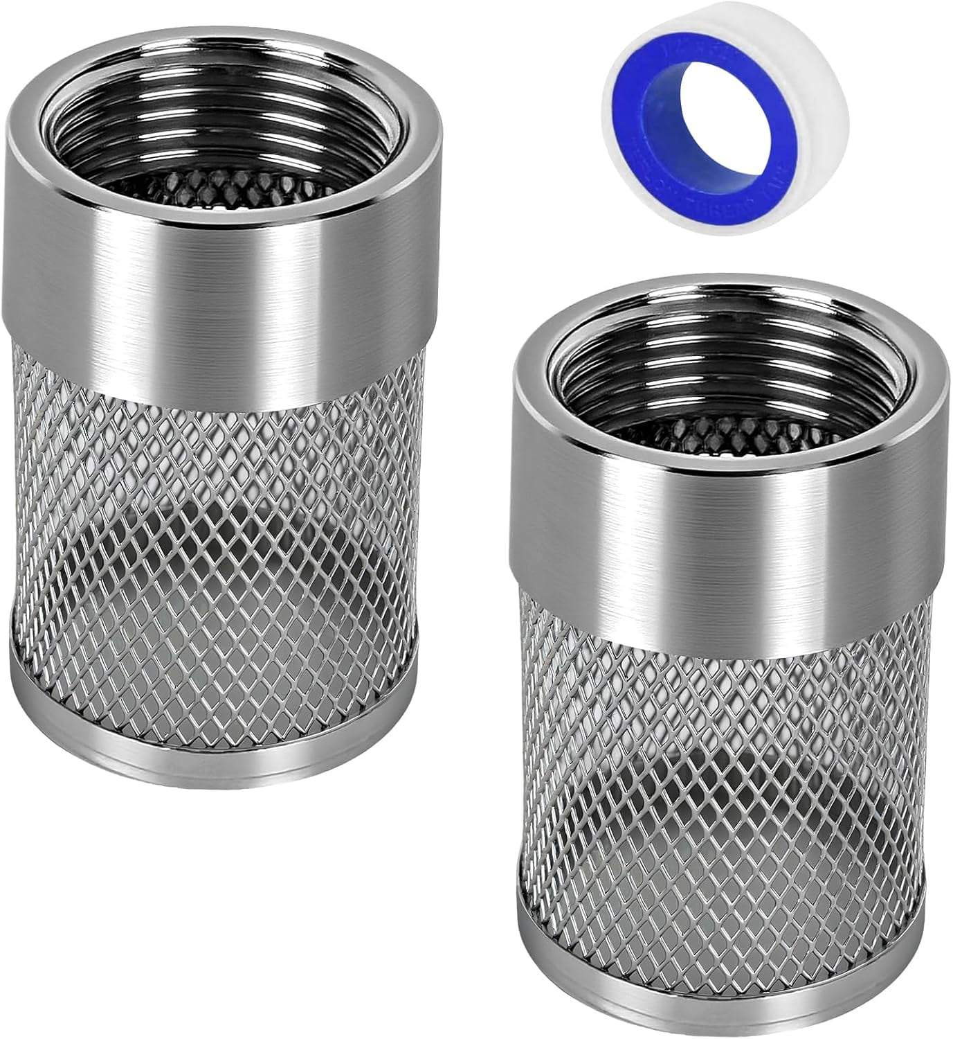 POWSDC-2 Pack 25MM Garden Hose Strainer, Hose Inlet Strainer Filter ...
