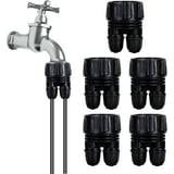 POWSDC-3/4'' to1/4'' Irrigation Hose Adapter, Drip Line to Faucet 3/4 ...