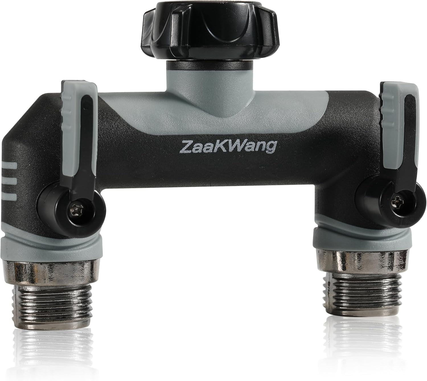 POWSDC-Full Flow Heavy Duty Two - Way Hose Splitter, Rugged Garden ...