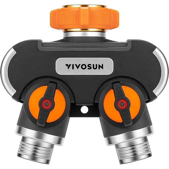 POWSDC-Garden Hose Splitter 2 Way Heavy Duty, Upgraded Highly Durable ...
