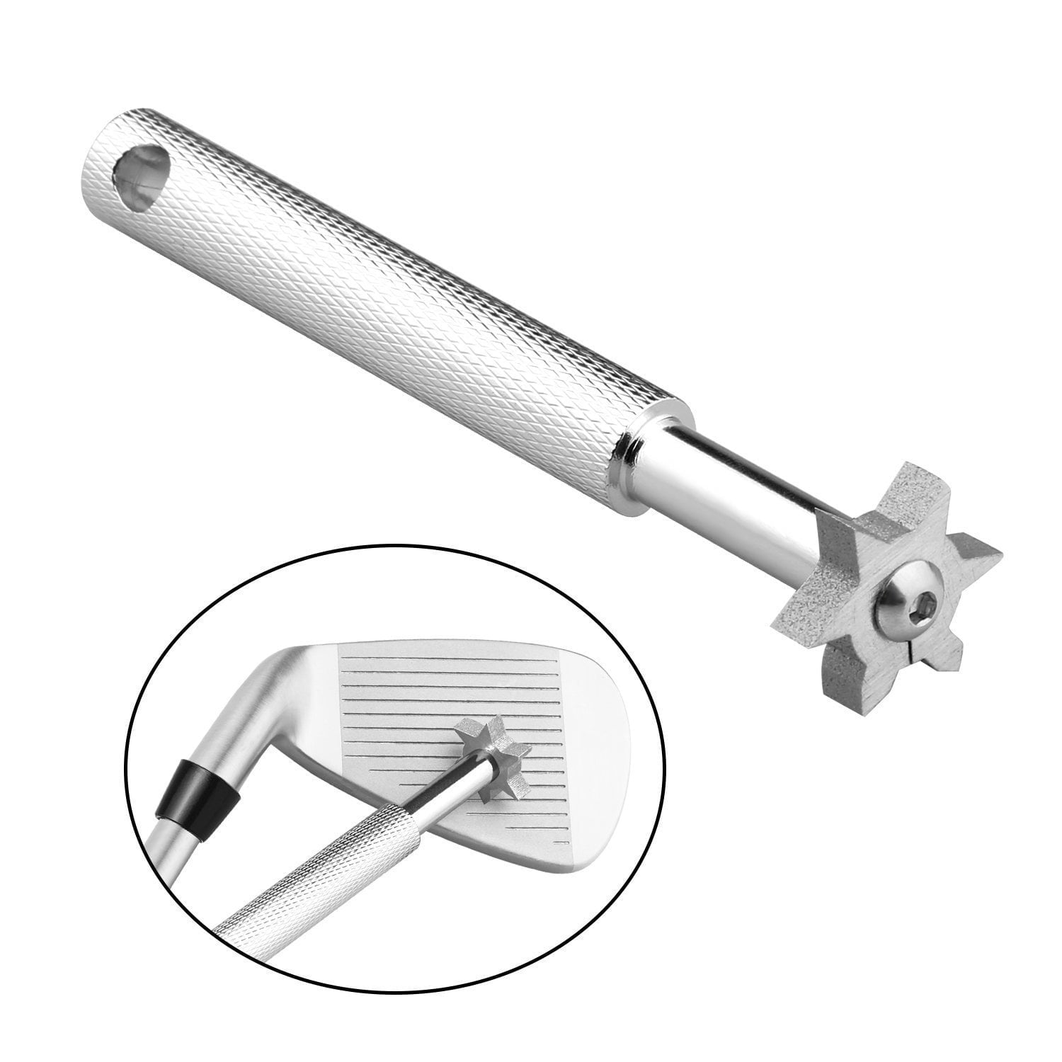 POY Golf Club Groove Sharpener Tool, 6 Cutters, Optimal Backspin & Ball ...