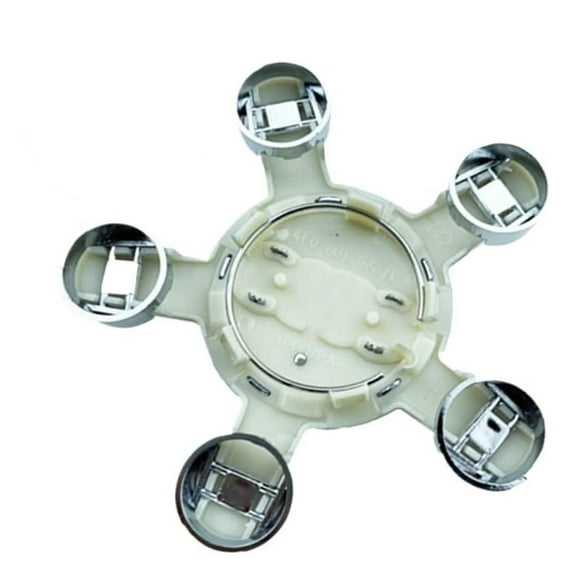 POYHBCNA Car Wheel Center Caps 4pcs 135mm Car Wheel Center Cap Hb Covers Badge 4F0601165N Fit ...