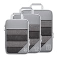 POYOGA 3/6PCS Compressed Packing Cubes Travel Storage Set with Shoe Bag ...