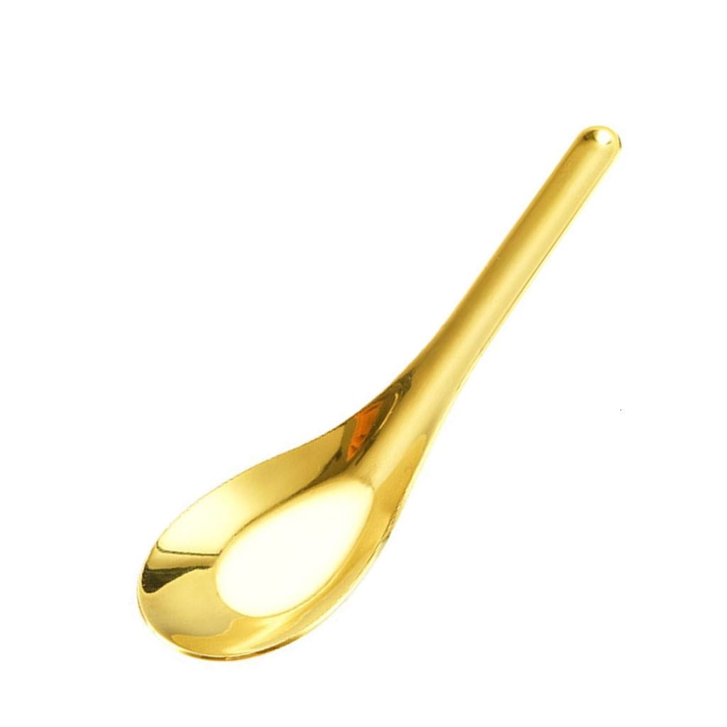 POYOGA 6 Count Soup Spoon Easy to Clean Soup Ladles Serving Spoon ...