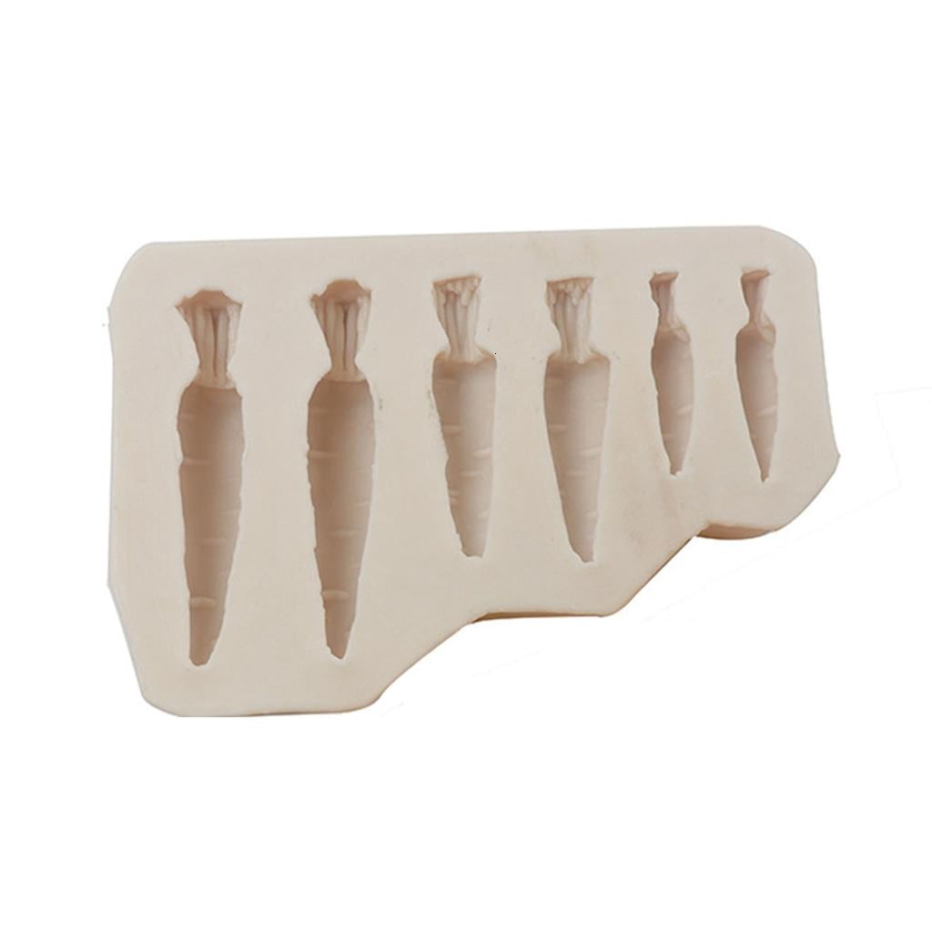 POYOGA Easter Bunny Carrot Fondant Cake Decorating Silicone Mold ...