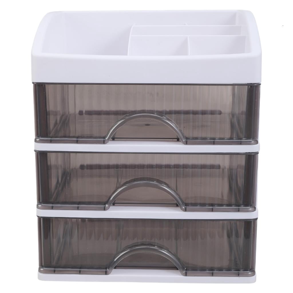 POYOGA Portable Sturdy PP Desktop Storage Drawer Cabinet for Clutters ...