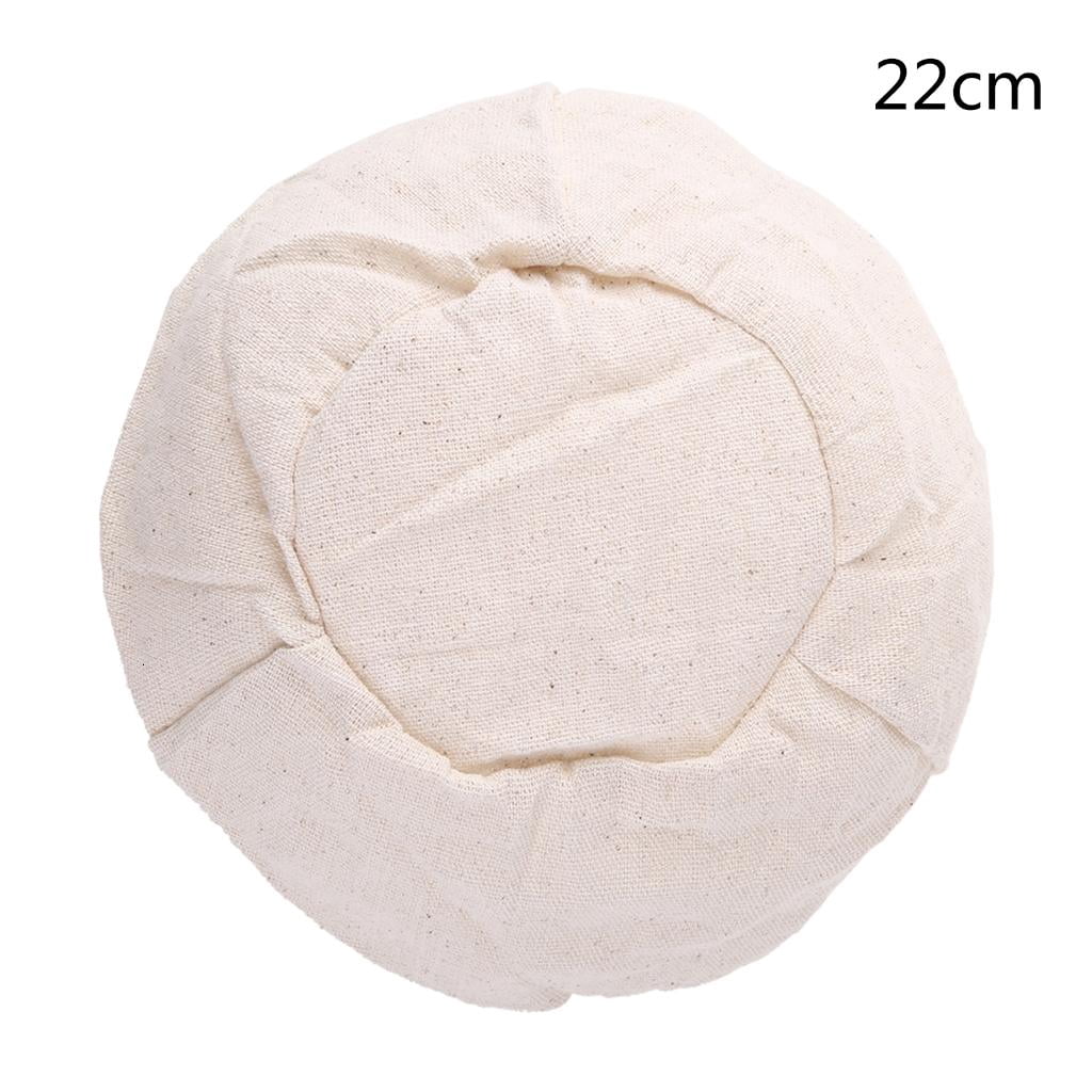 POYOGA Round Bread Proofing Basket Cloth Liner Rattan Baking Dough ...