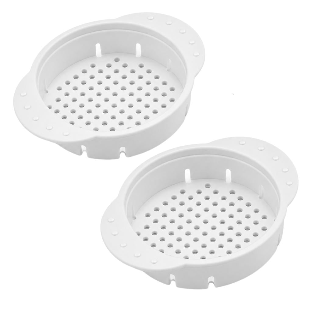 POYOGA Round Plastic Strainer for Canned Food and Kitchen Sink Tasks ...