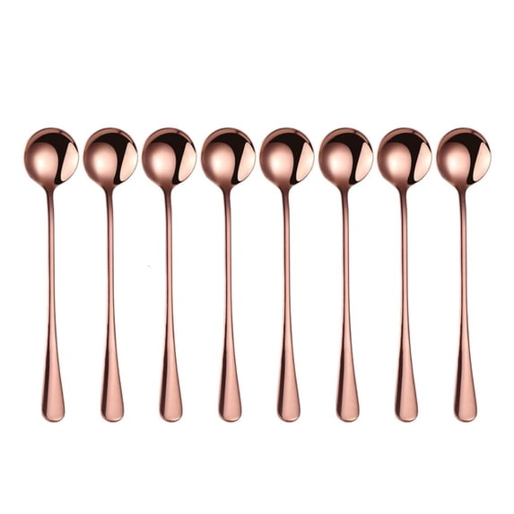 POYOGA Stirring Spoons Coffee Spoon Dessert Spoons Mixing Spoons ...