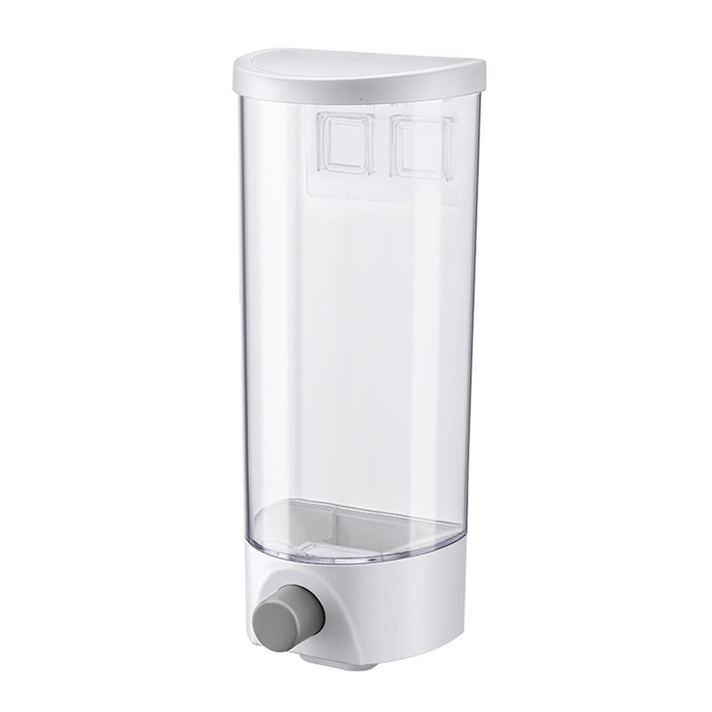 POYOGA Wall Mounted Automatic Rice Cereal Dispenser Plastic Transparent ...