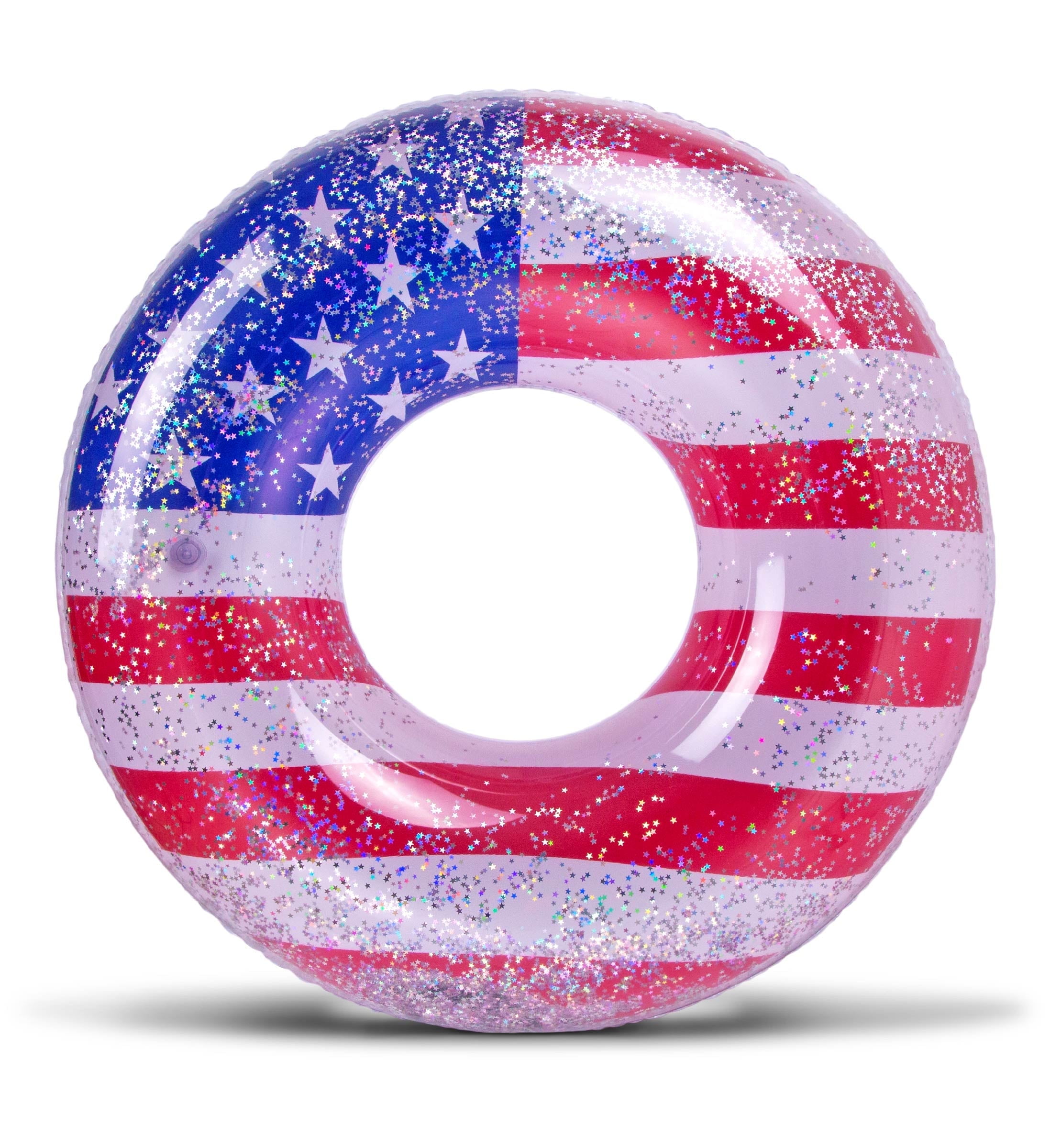 POZA Inflatable Premium PVC Vinyl Super Sparkly Confetti USA Flag Pool ...