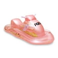 POZA Inflatable Sled, Rose Gold Snowmobile with Handles & Gold ...