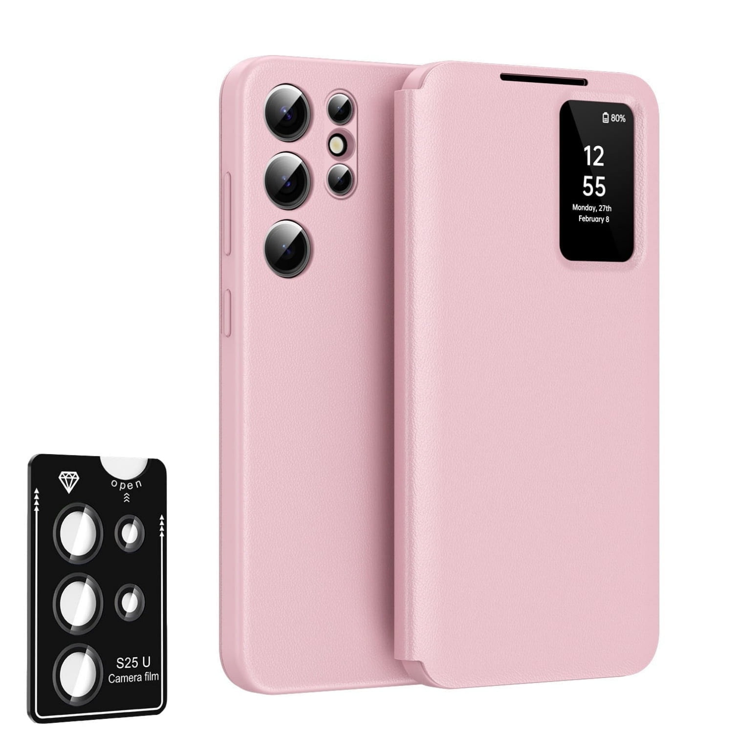 Pozyie for Samsung Galaxy S25 Ultra Smart Wallet Case with Smart Small ...