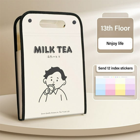 PP 13 Pockets Waterproof Envelope Folder Portfolio Document Bag A4 File ...