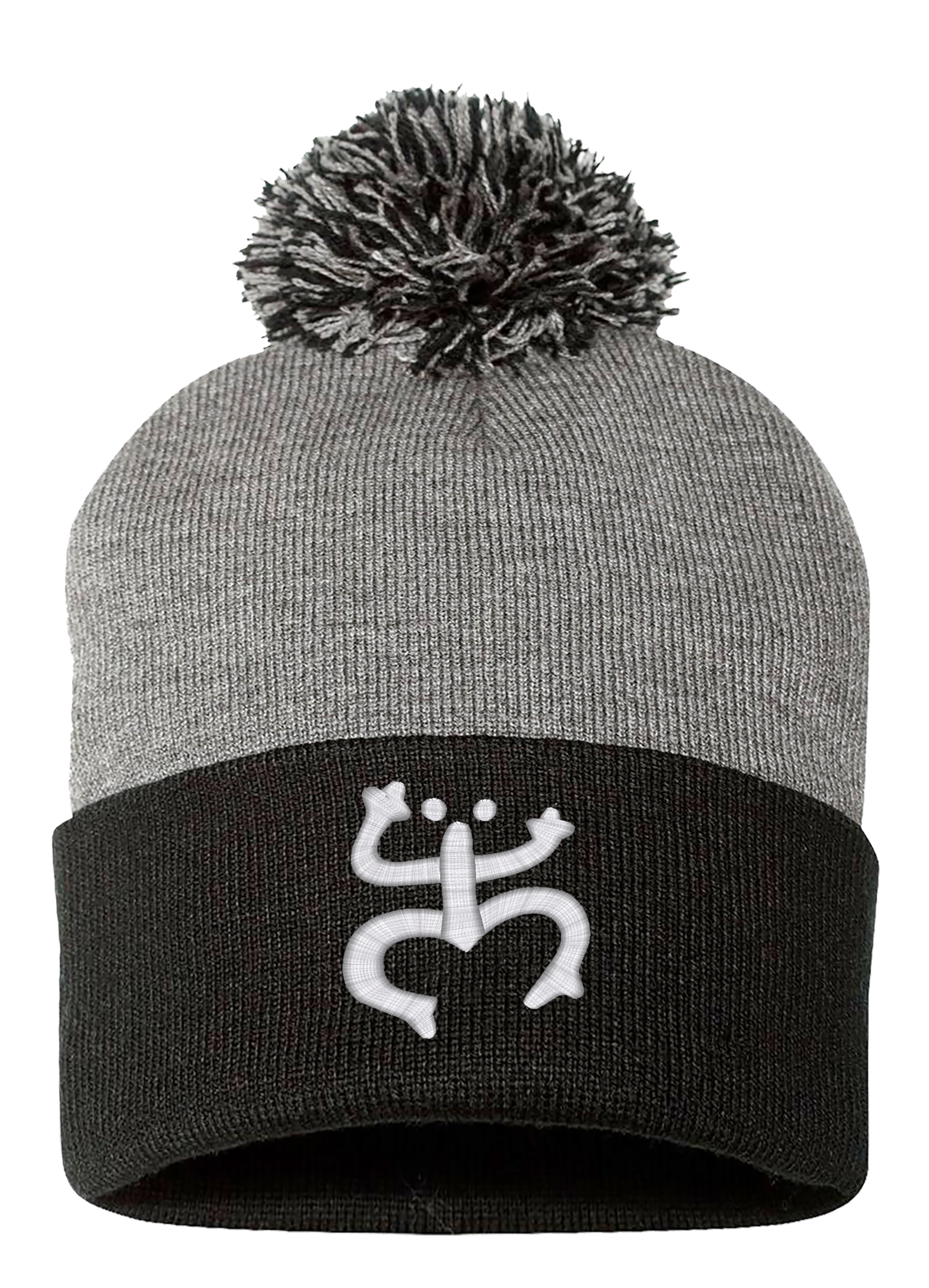 PP-BNE Embroidered Puerto Rico TAINO FROG-PP-EM-0027-Gray-Black ...