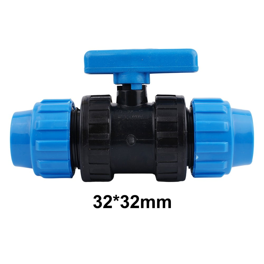 PP Compression Fitting Screw Joint PE Pipe Connector for Drinking Water ...