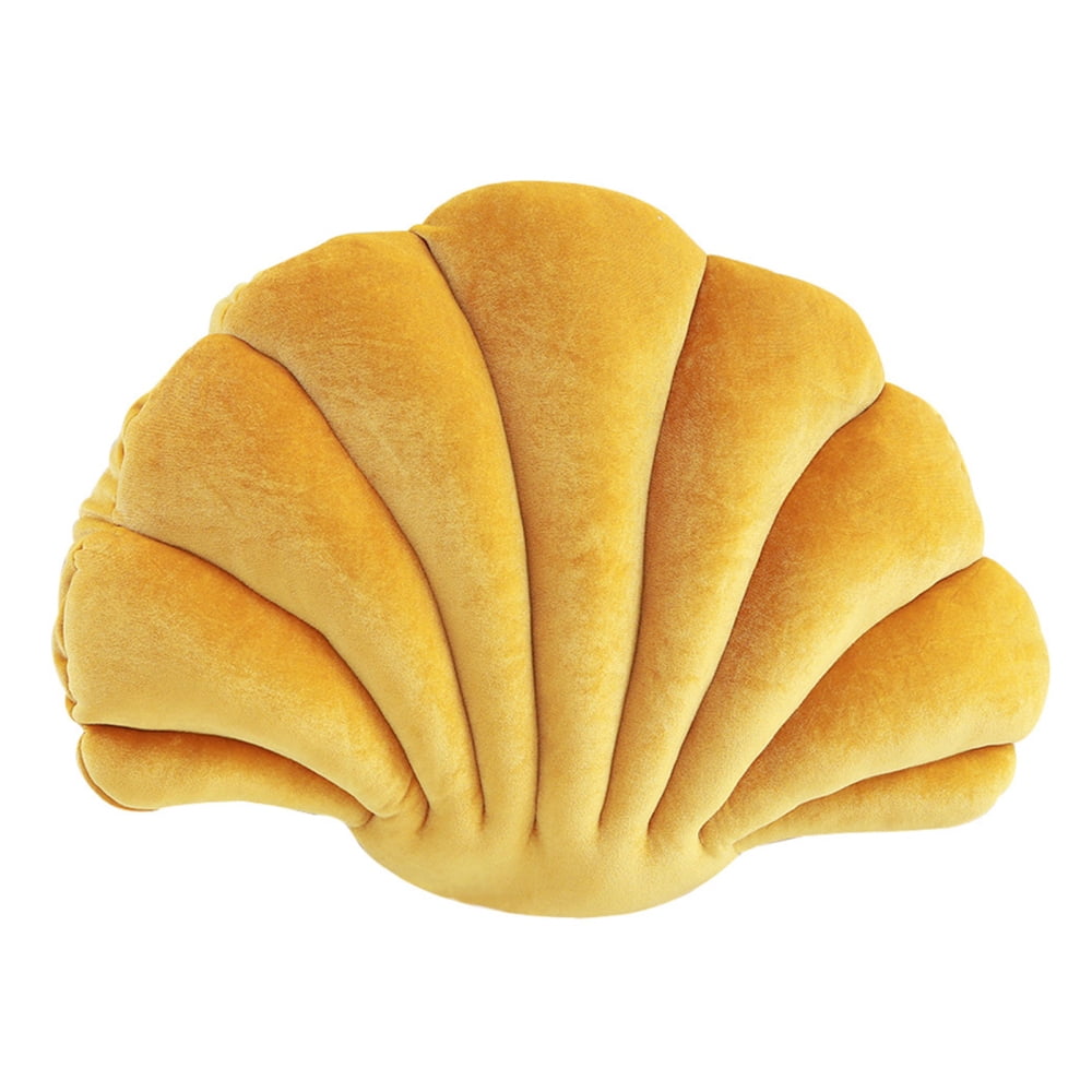 PP Cotton Seashell Throw Pillow Seashell Shaped Accent Throw Pillows ...