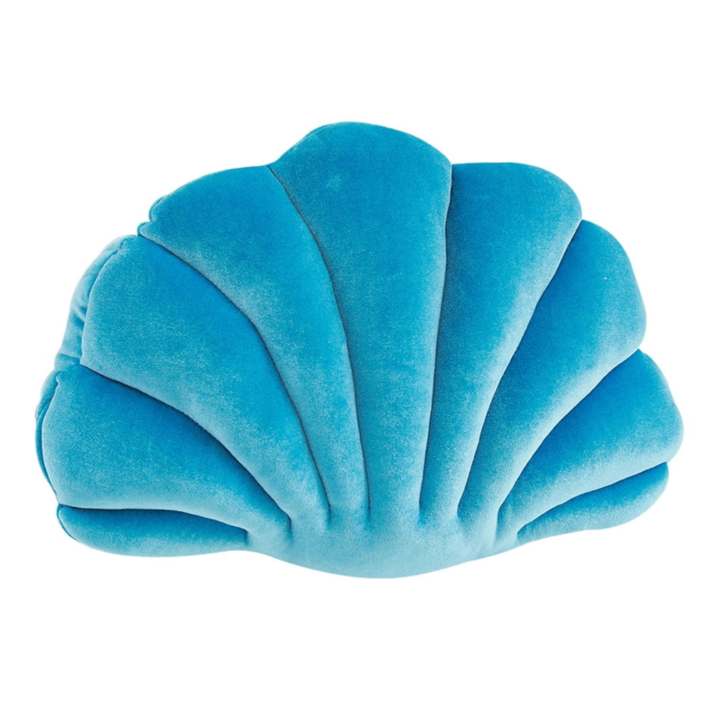 PP Cotton Seashell Throw Pillow Seashell Shaped Accent Throw Pillows ...