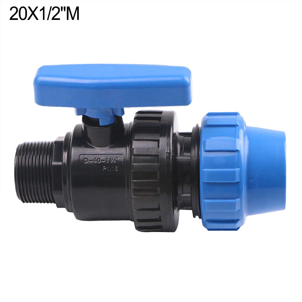 PP Fitting Screw Joint PE Pipe Drinking Water Clamp Connector X Male ...